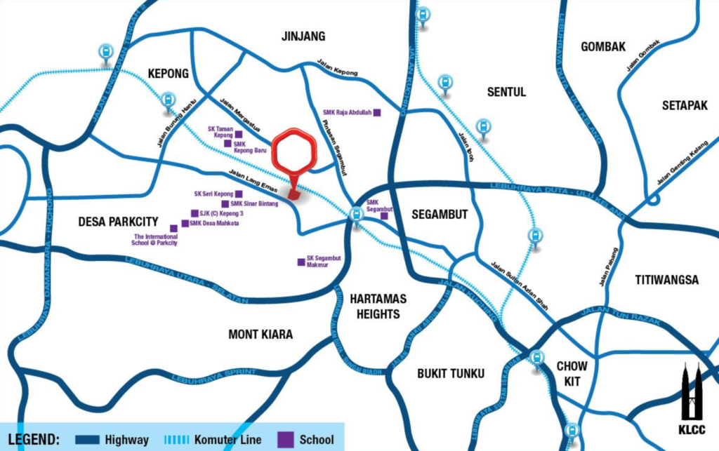United-Point-Kepong-Location-Map | New Property Projects in Kuala ...