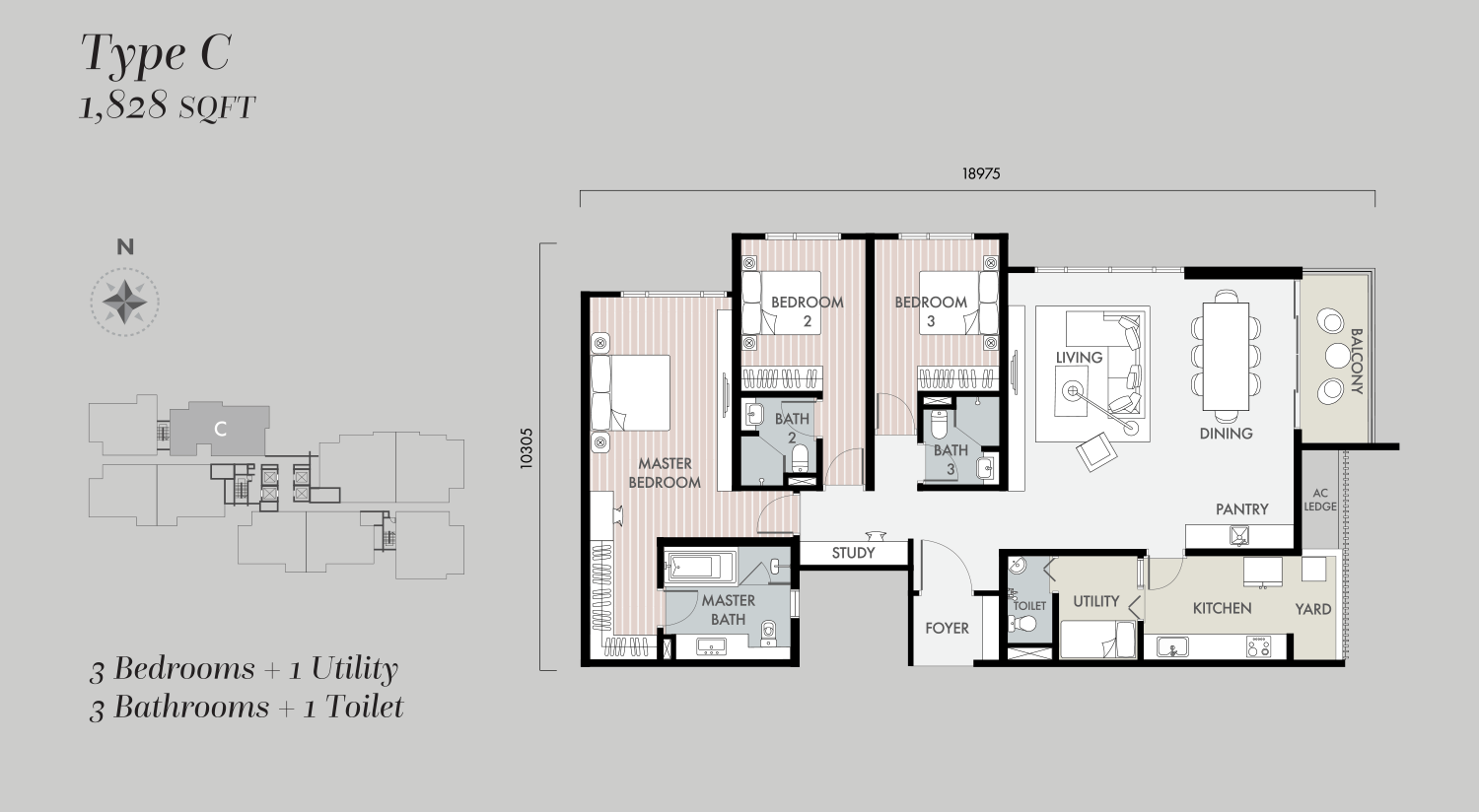 Residensi-Astrea-Floor-Plan-Type-C | New Development | KL | Selangor