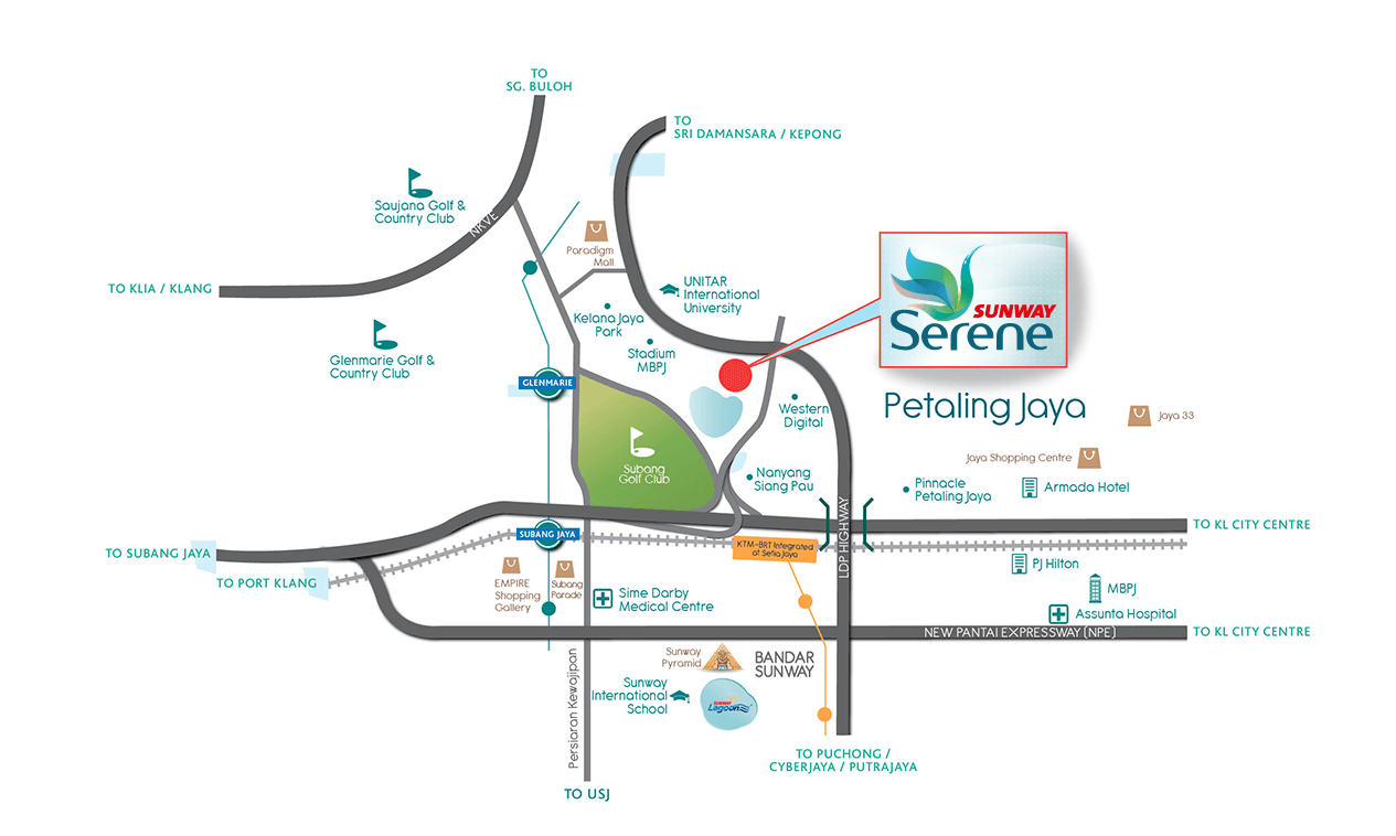 Sunway-Serene-Location-Map | New Property Projects in Kuala Lumpur and ...