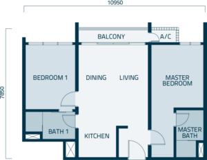 Trion-Type F-floorplan | New Development | KL | Selangor