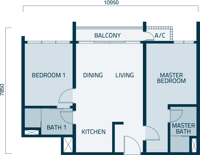 Trion-Type F-floorplan | New Development | KL | Selangor