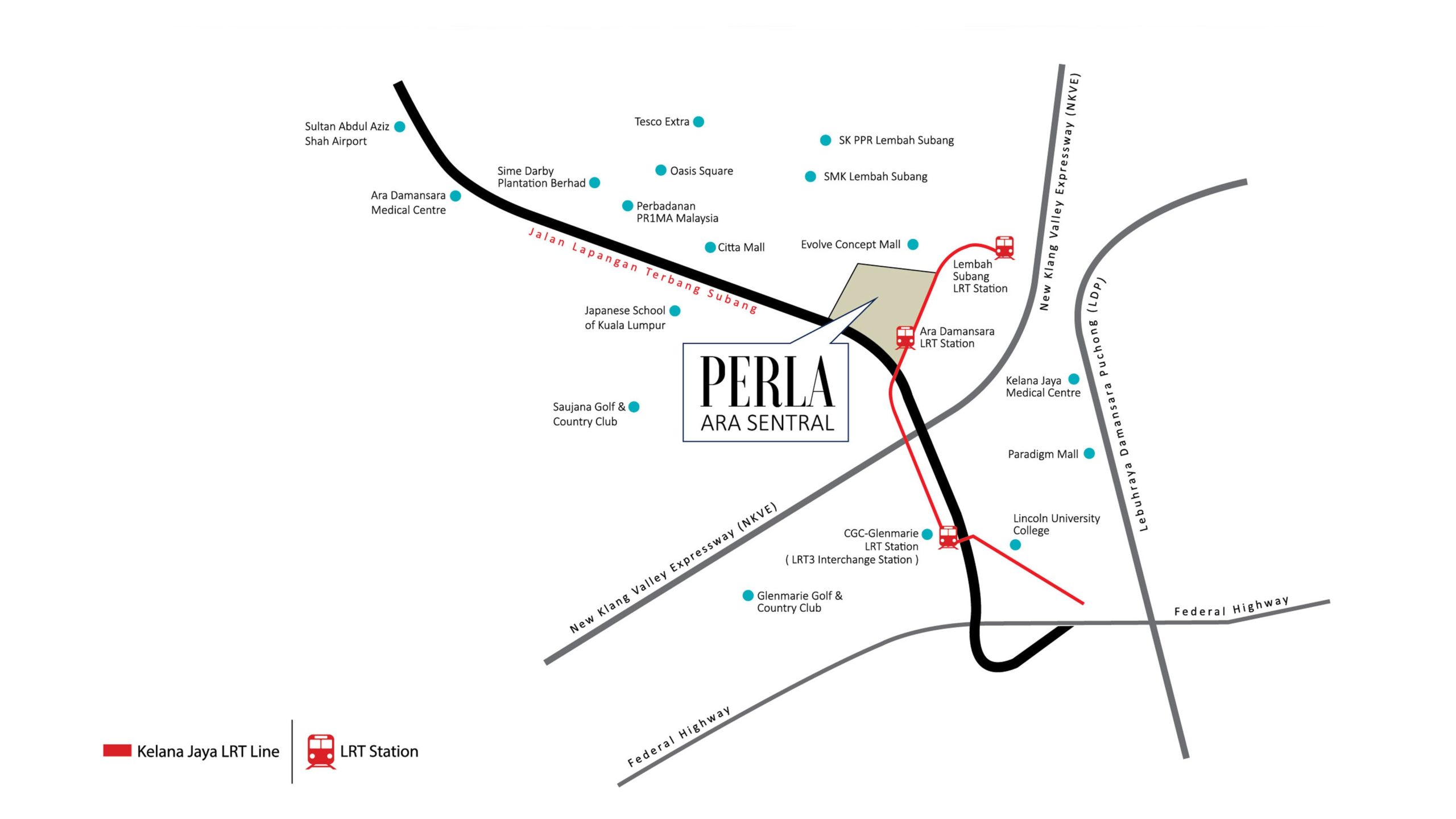 Perla-Ara-Sentral-Location-Map | New Property Projects in Kuala Lumpur ...