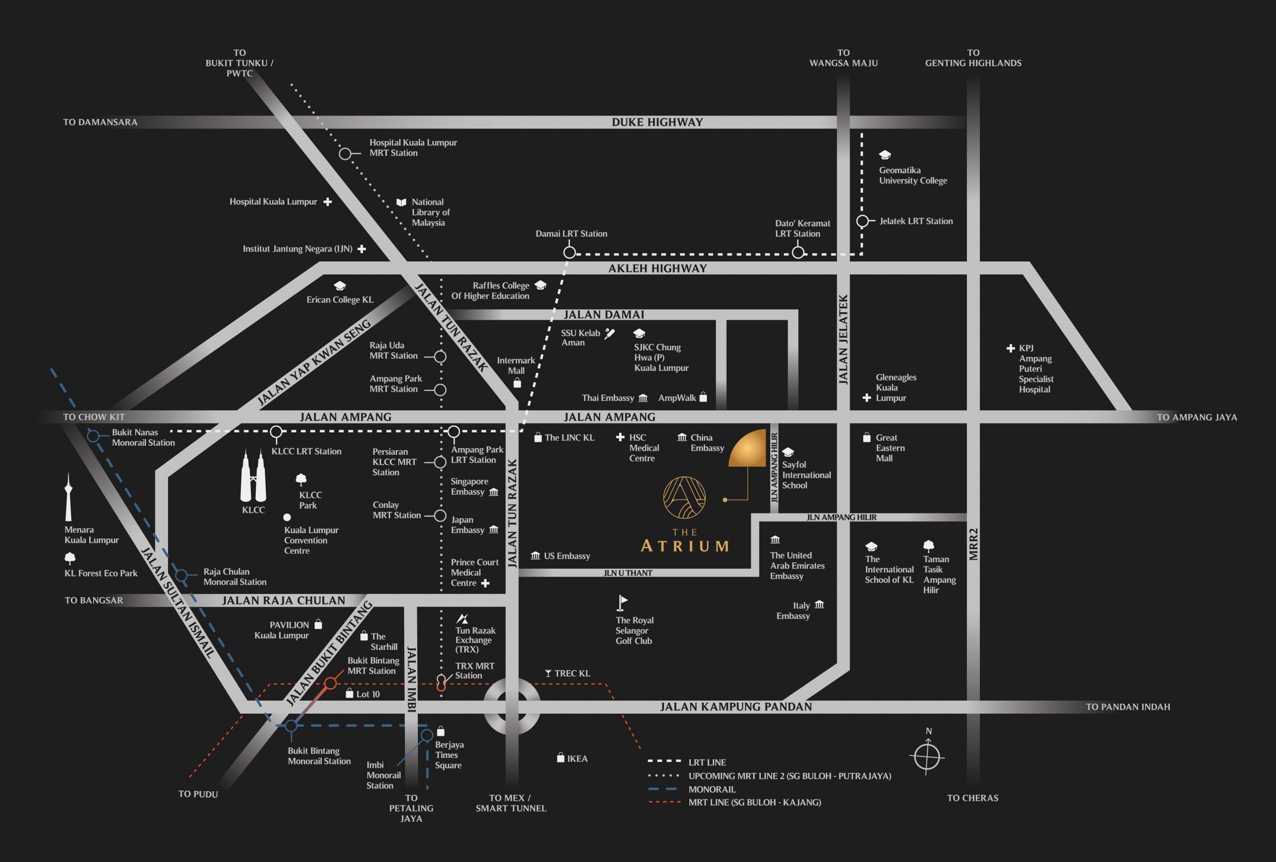 The-Atrium-Location-Map | New Development | KL | Selangor