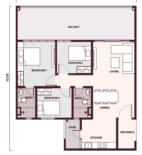 Platinum-Mira-Unit-Layout-Type-A2 | New Development | KL | Selangor