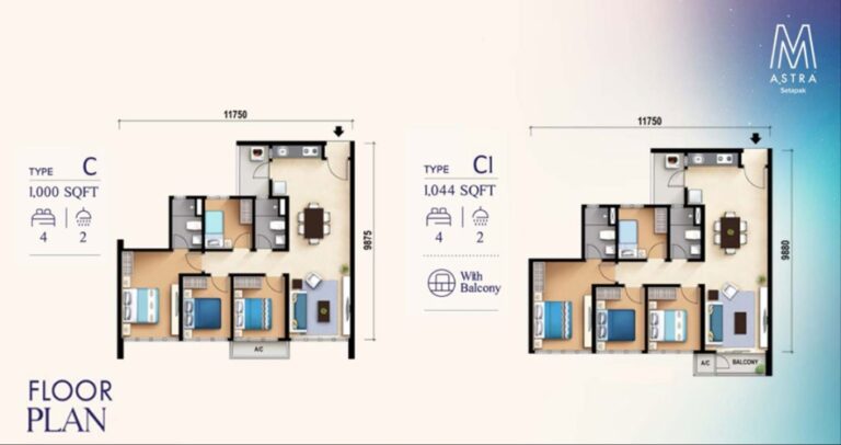 M-Astra-Type-C-Floor-Plan | New Property Projects in KL and PJ