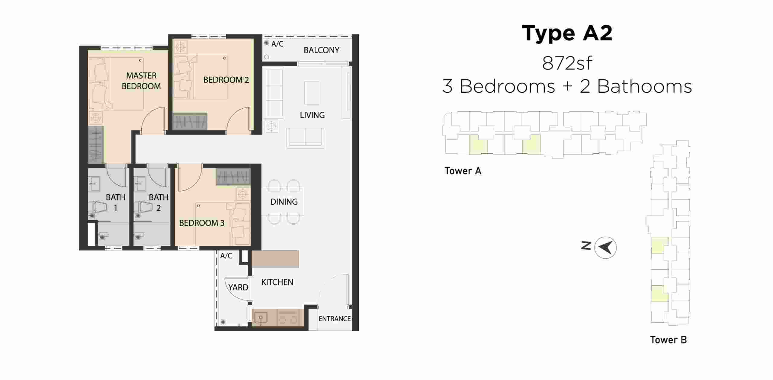 Aster-Hill-Floor-Plan-Type-A2 | New Property Projects in Kuala Lumpur and Petaling Jaya