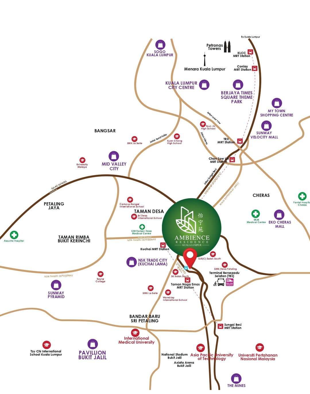Ambience-Residence-Location-Map | New Property Projects in Kuala Lumpur ...