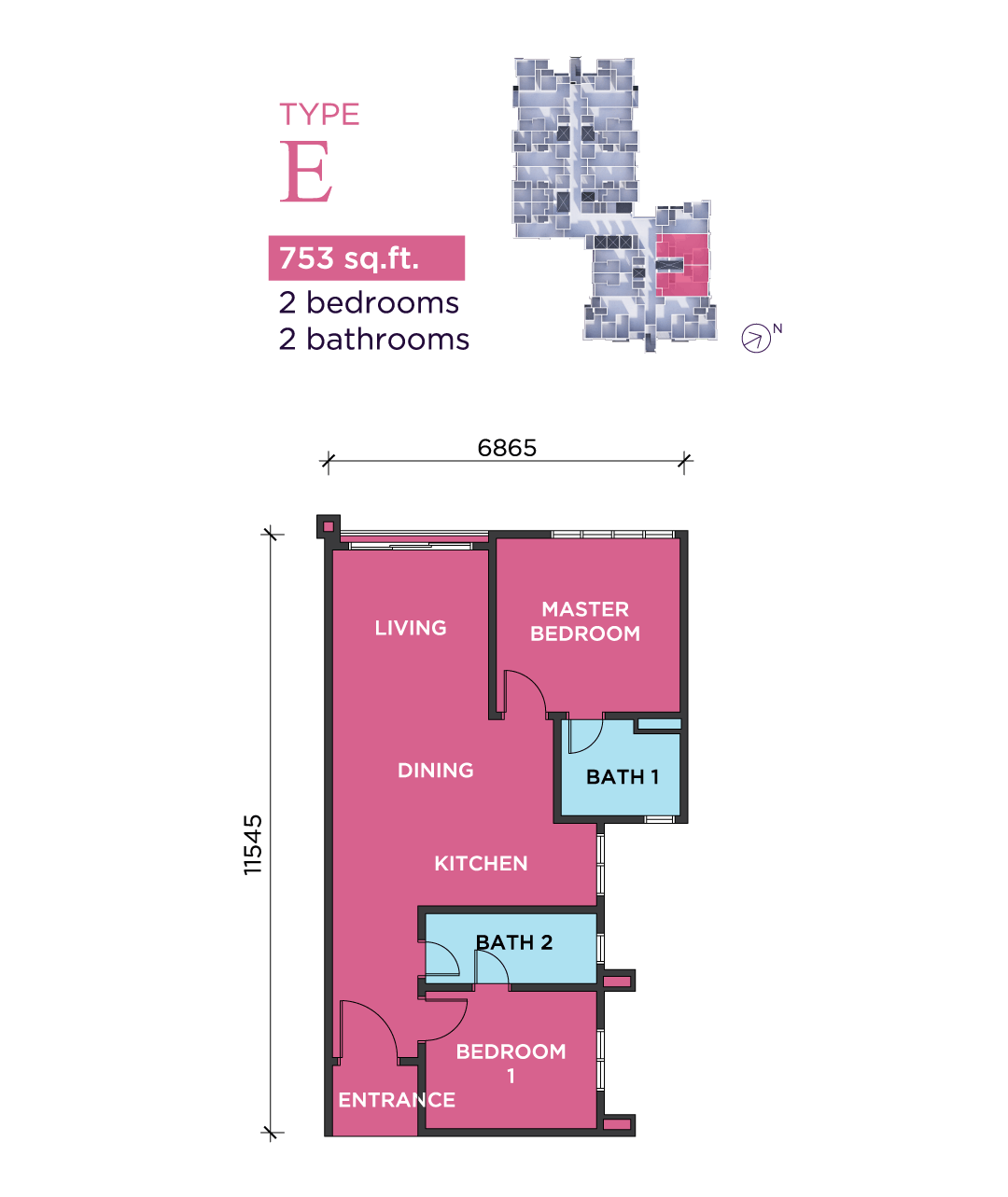 Astra-Aurora-Floor-Plan-Type-E | New Development | KL | Selangor