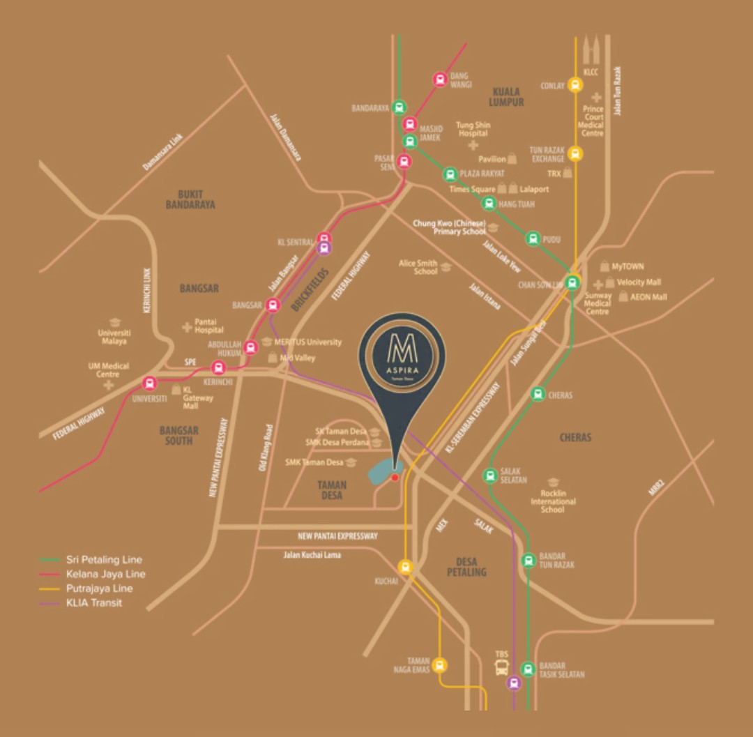 New launch Serviced Apartment at Taman Desa - M Aspira